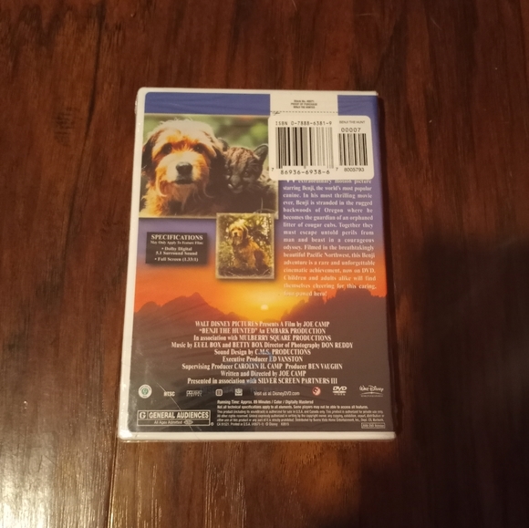 Disney | Media | Walt Disneys Benji The Hunted On Dvd | Poshmark